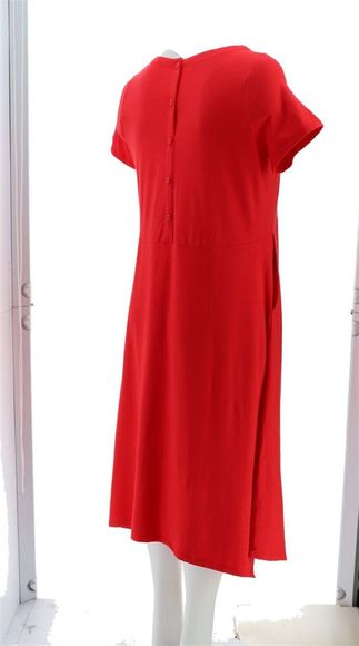 Joan Rivers | Dresses | Joan Rivers Cotton Blend Knit Midi Dress Back ...